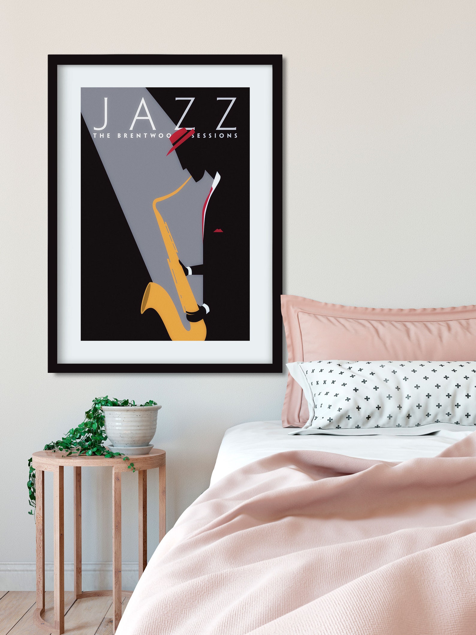 Jazz Sax Poster Jazz Music Poster Jazz Poster Sax Player - Etsy