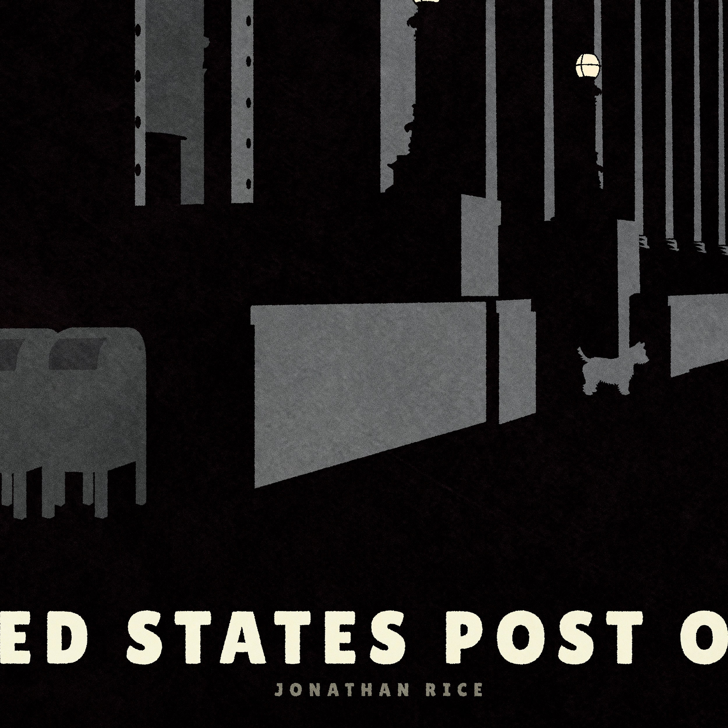 Post Office Wall Art Print Fort Worth Texas Travel Poster | Etsy