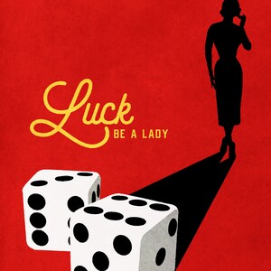Luck Be A Lady Poster - Lady Luck - Frank Sinatra Poster - Jazz Poster ...