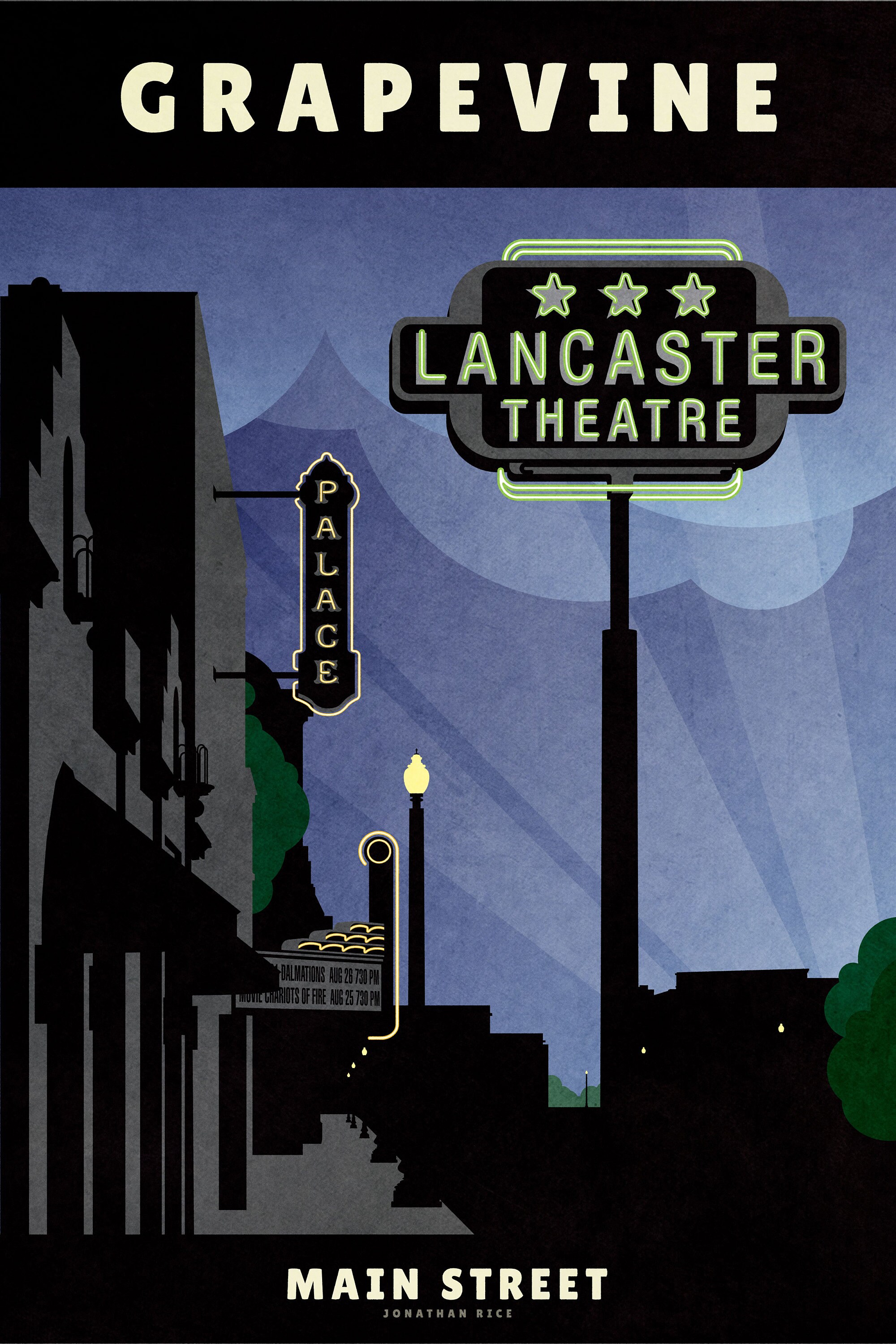 Grapevine Texas Wall Art Neon Sign Art Print Home Decor LARGE - Etsy