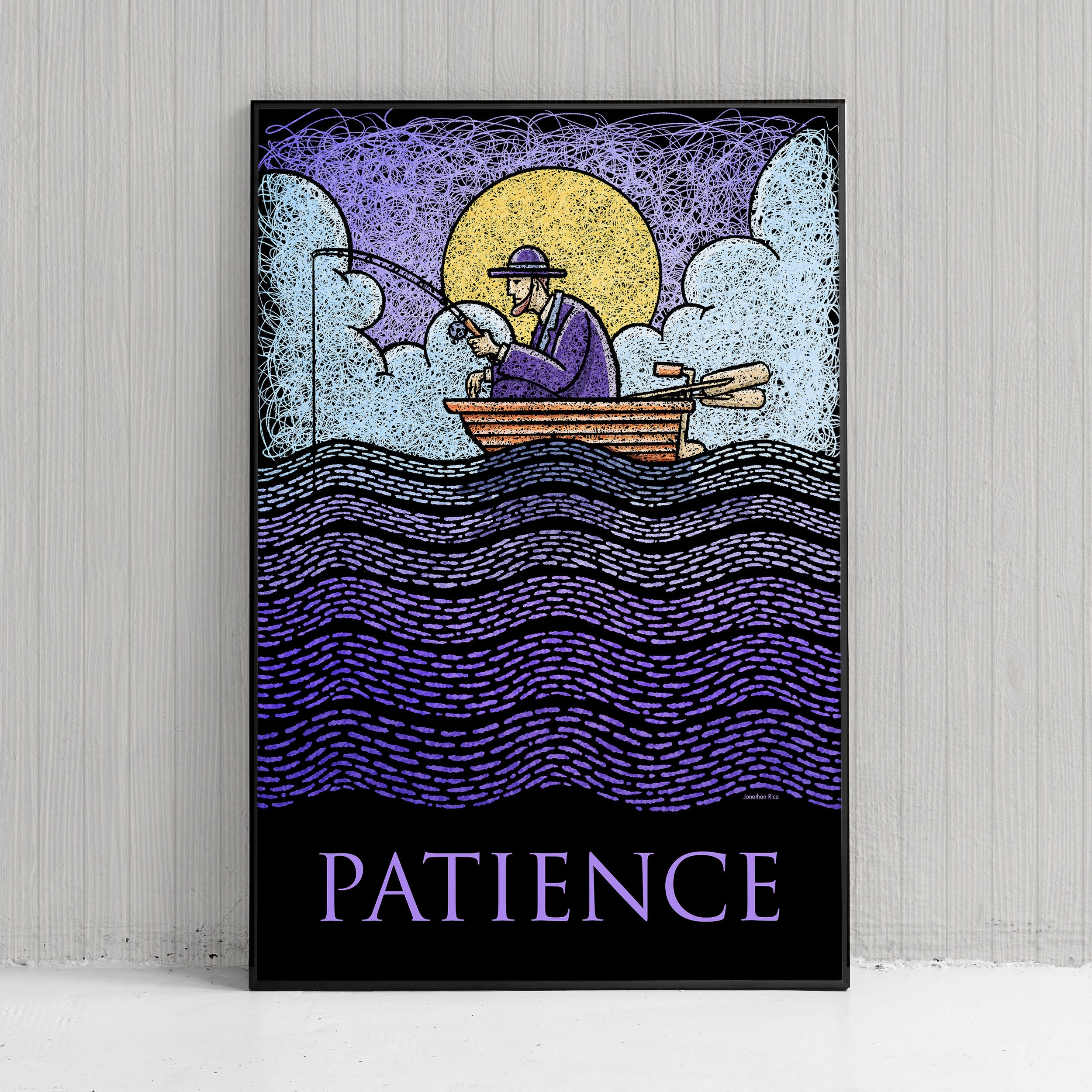 Beautiful Patience Moral Virtues Art Print Moral Virtues - Etsy