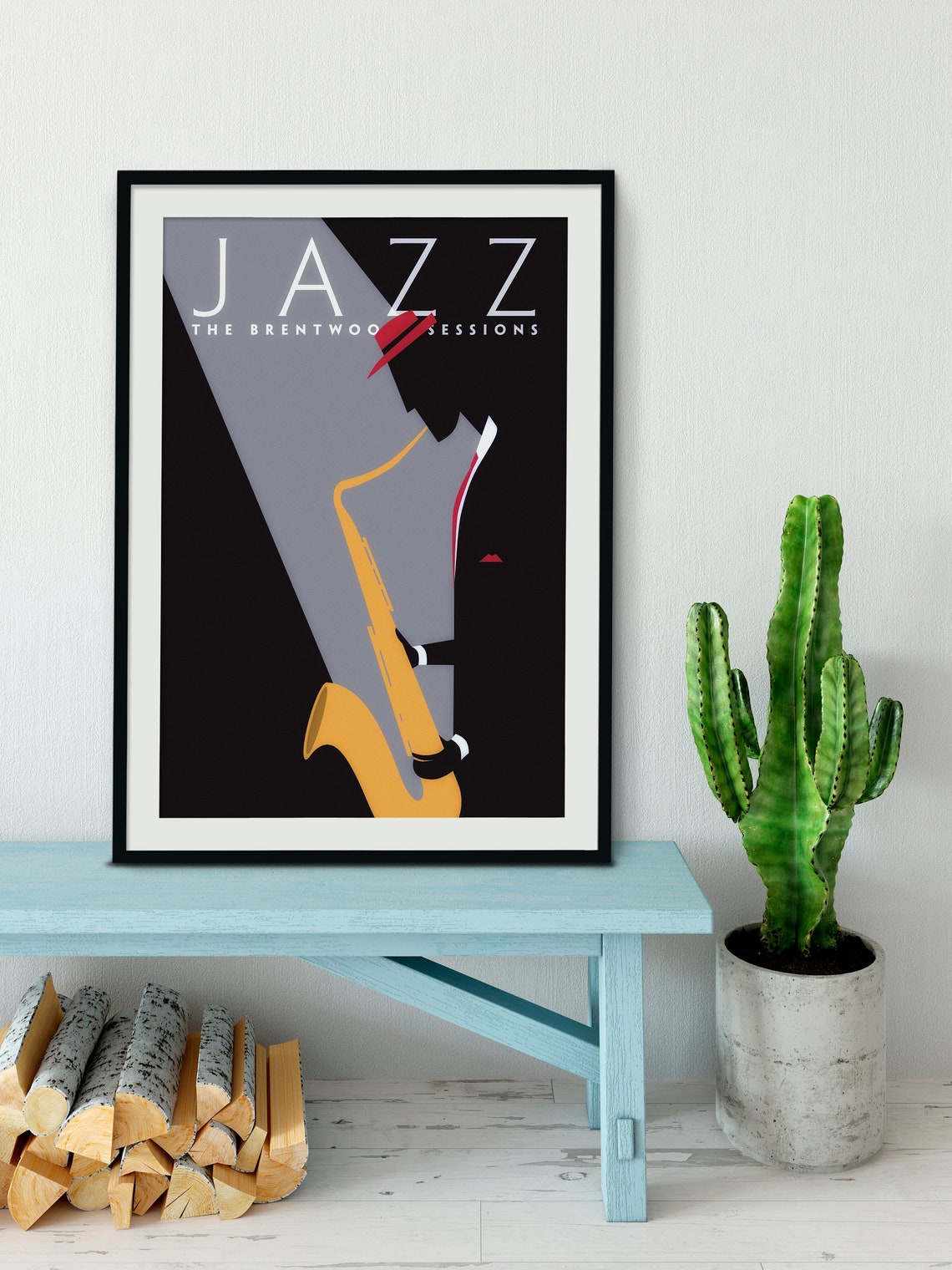 Jazz Sax Poster Jazz Music Poster Jazz Poster Sax Player | Etsy