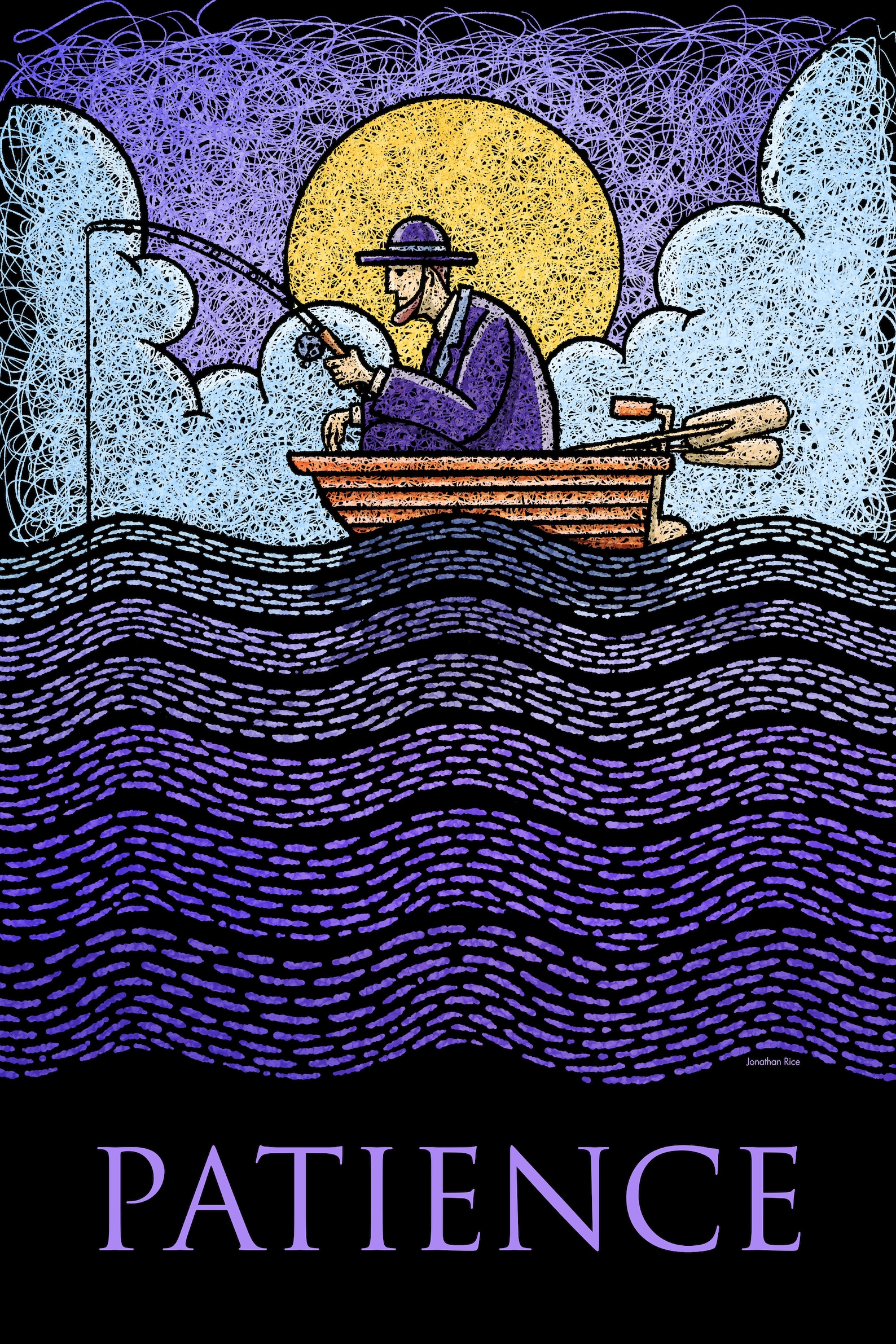 Beautiful Patience Moral Virtues Art Print Moral Virtues - Etsy