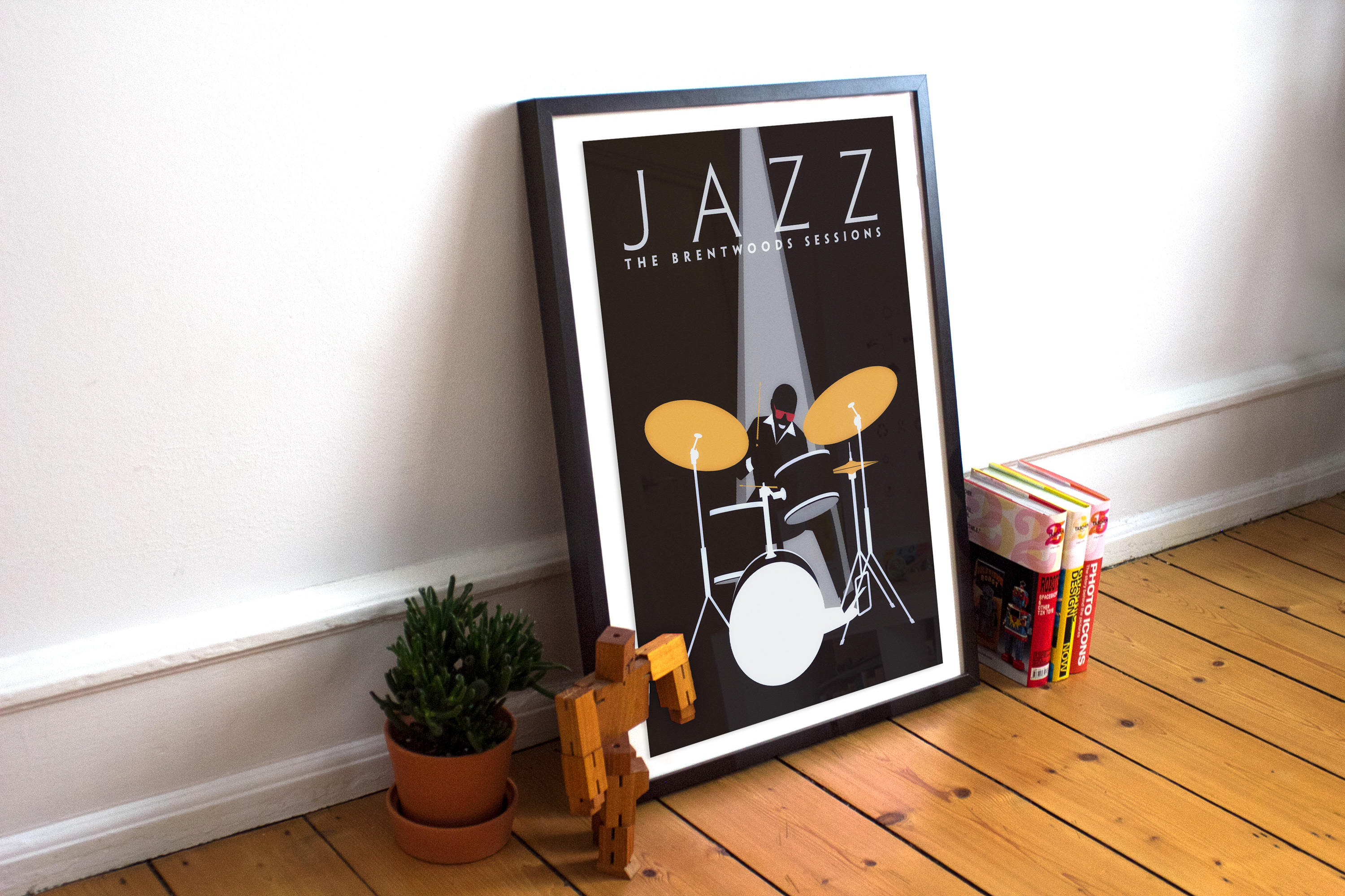 Jazz Drummer Poster - Jazz Music Poster - Jazz Poster - Drummer Gifts ...