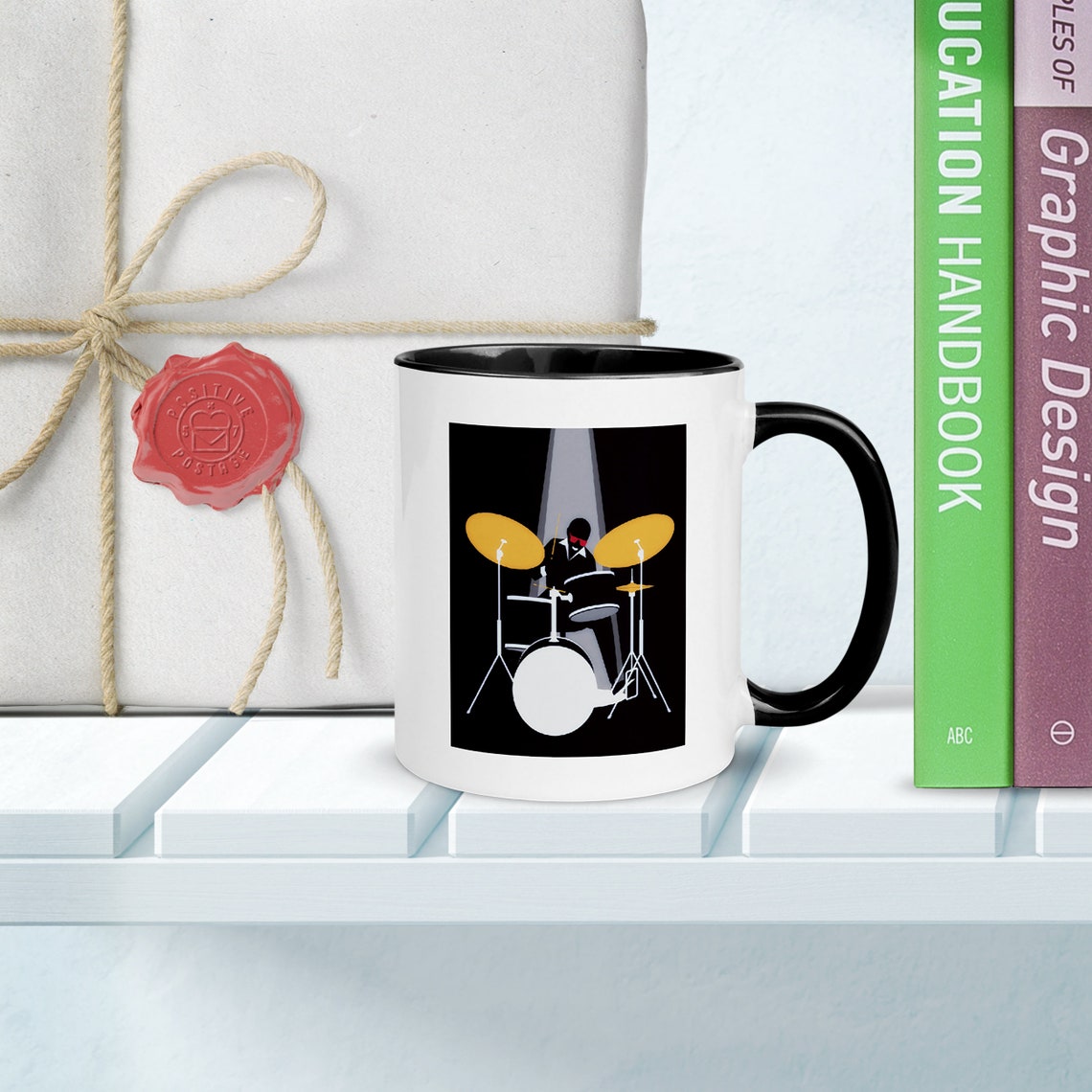 Stunning Jazz Drummer Mug Jazz Music Gift Gift for - Etsy