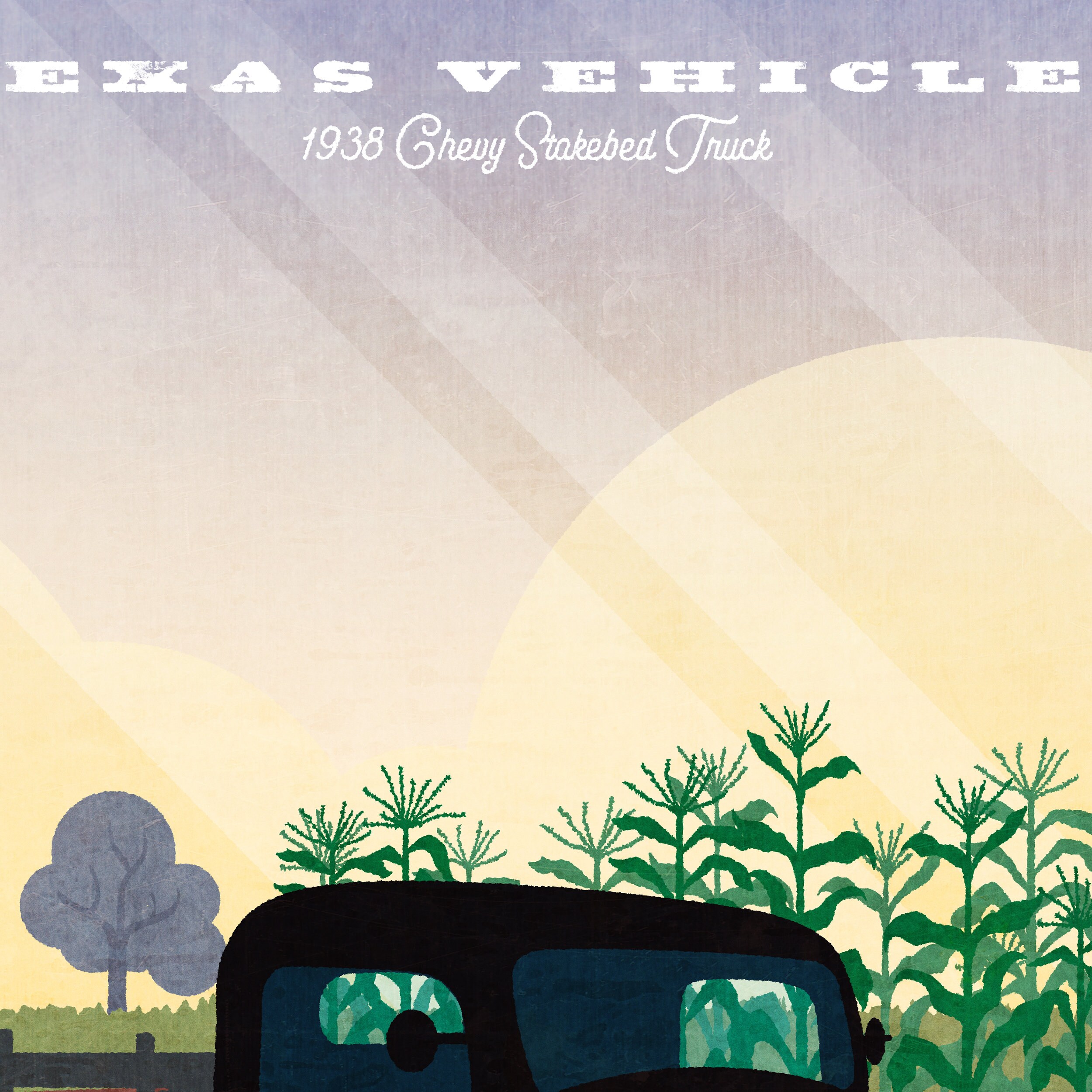 1938 Chevy Truck Wall Art Print Vintage Truck Poster Man Cave Decor ...