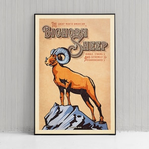 Retro Style Humorous Jackrabbit Poster Jackrabbit Print American ...