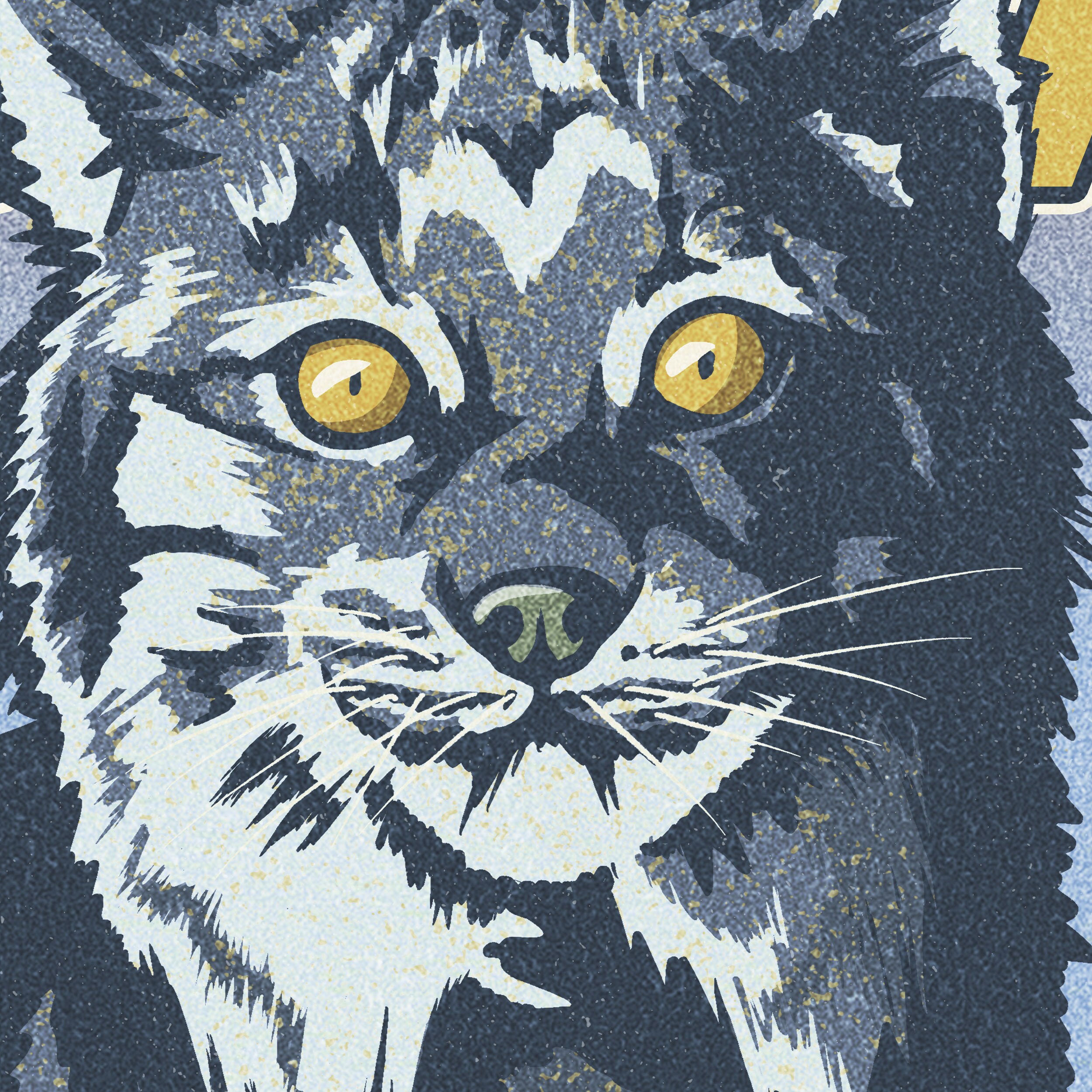 Retro Style Humorous Canada Lynx Poster Big Cat Poster - Etsy