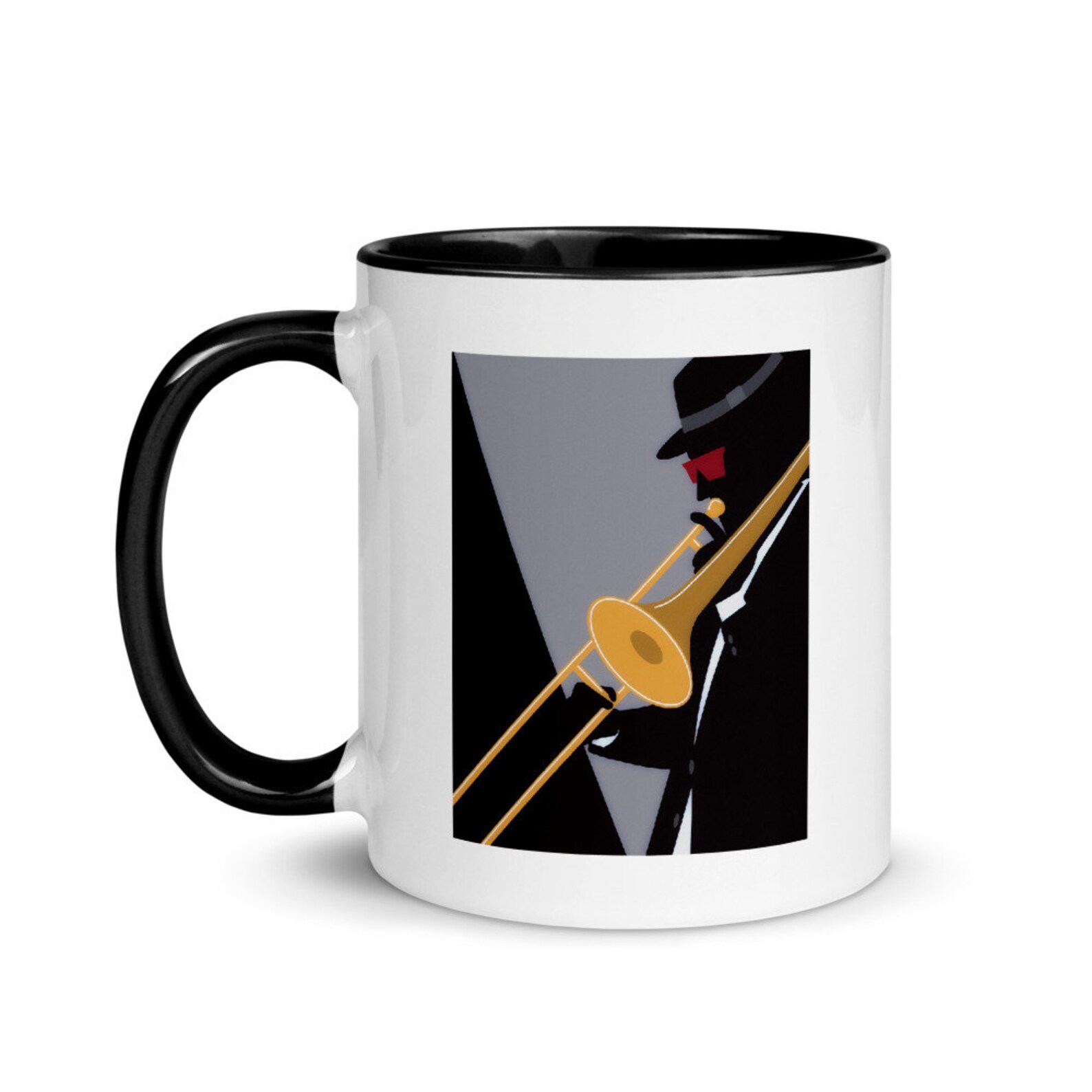 Stunning Jazz Trombone Mug - Jazz Music Gift - Gift for Musician - Gift ...