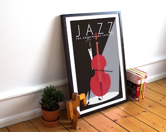 Bass Player Gift Poster - Etsy