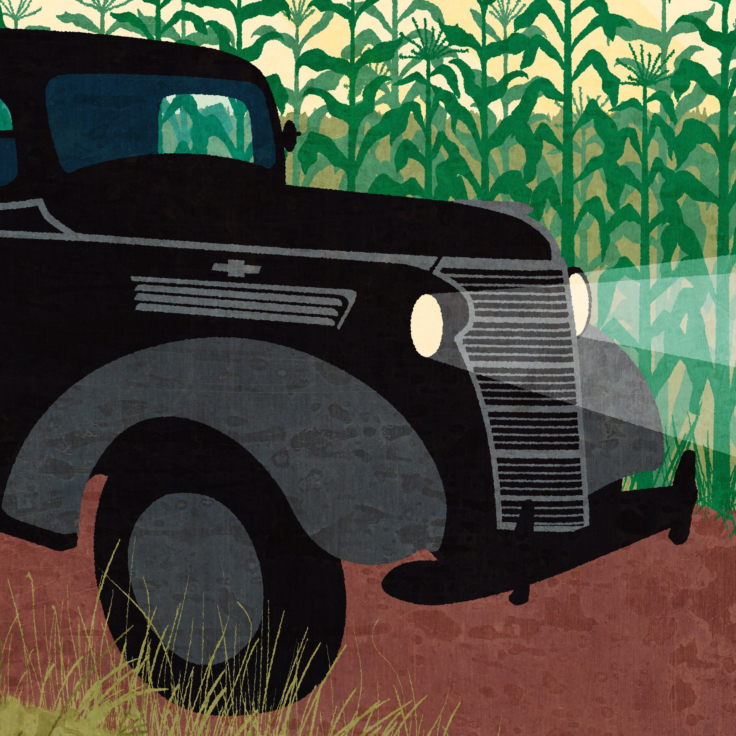 1938 Chevy Truck Wall Art Print Vintage Truck Poster Man Cave Decor ...
