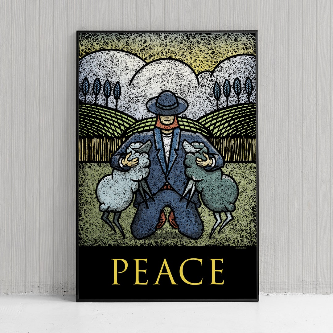 Beautiful Art Print About Peace Inspirational Wall Art and - Etsy