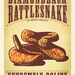 Retro Style Humorous Rattlesnake Poster - Rattlesnake Print - American ...