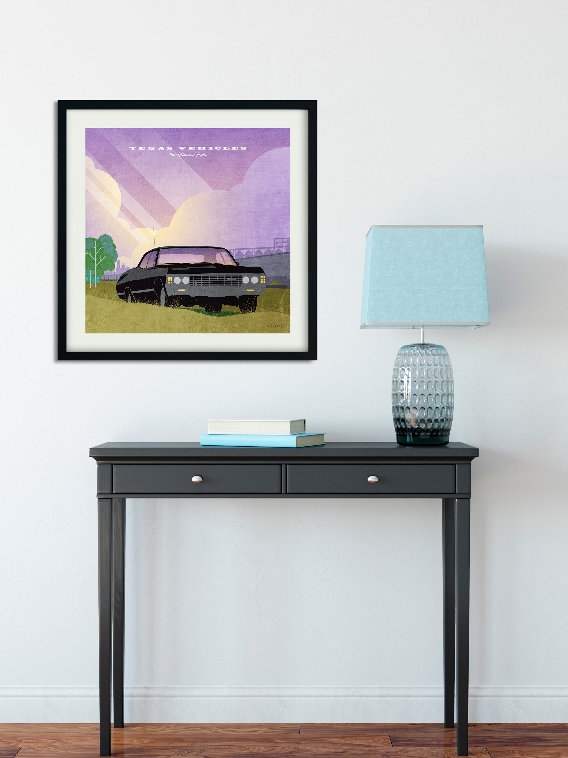 1967 Chevrolet Impala Wall Art Print Classic Auto Poster - Etsy