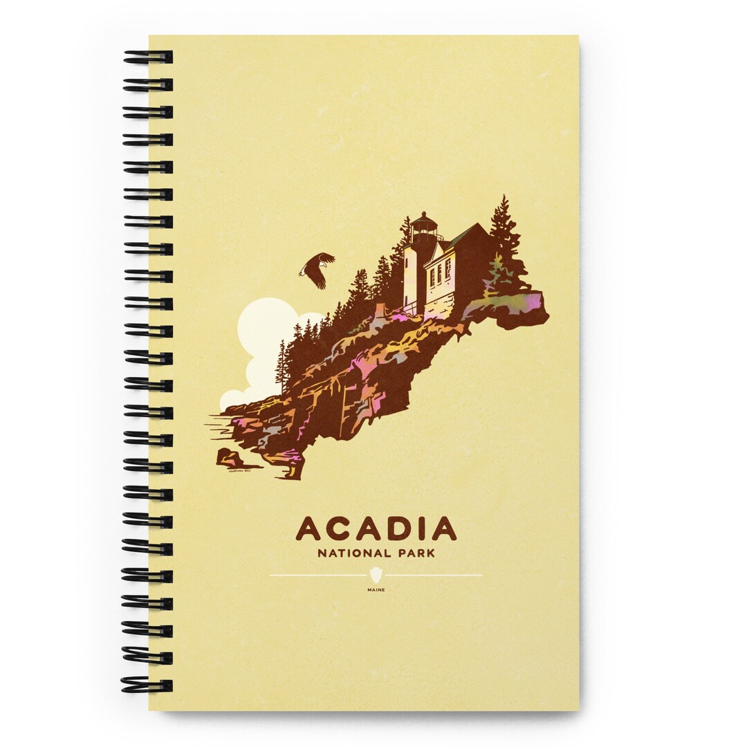 Acadia National Park Spiral Notebook Journal - Etsy