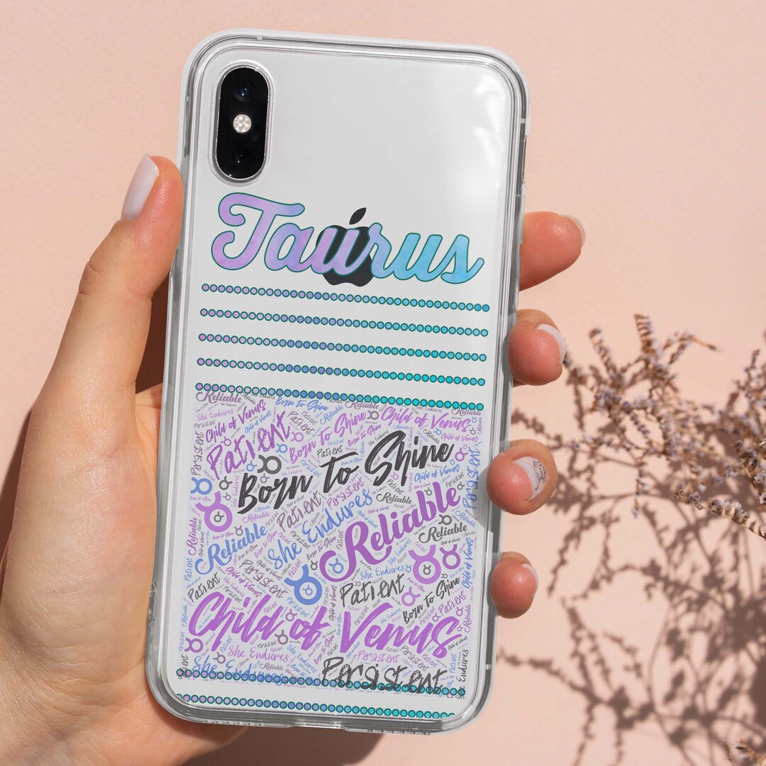 Taurus iPhone Case - May Birthday Gift With Zodiac Traits and Astrology ...