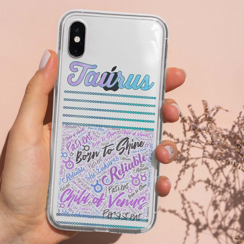 Taurus iPhone Case - May Birthday Gift With Zodiac Traits and Astrology ...