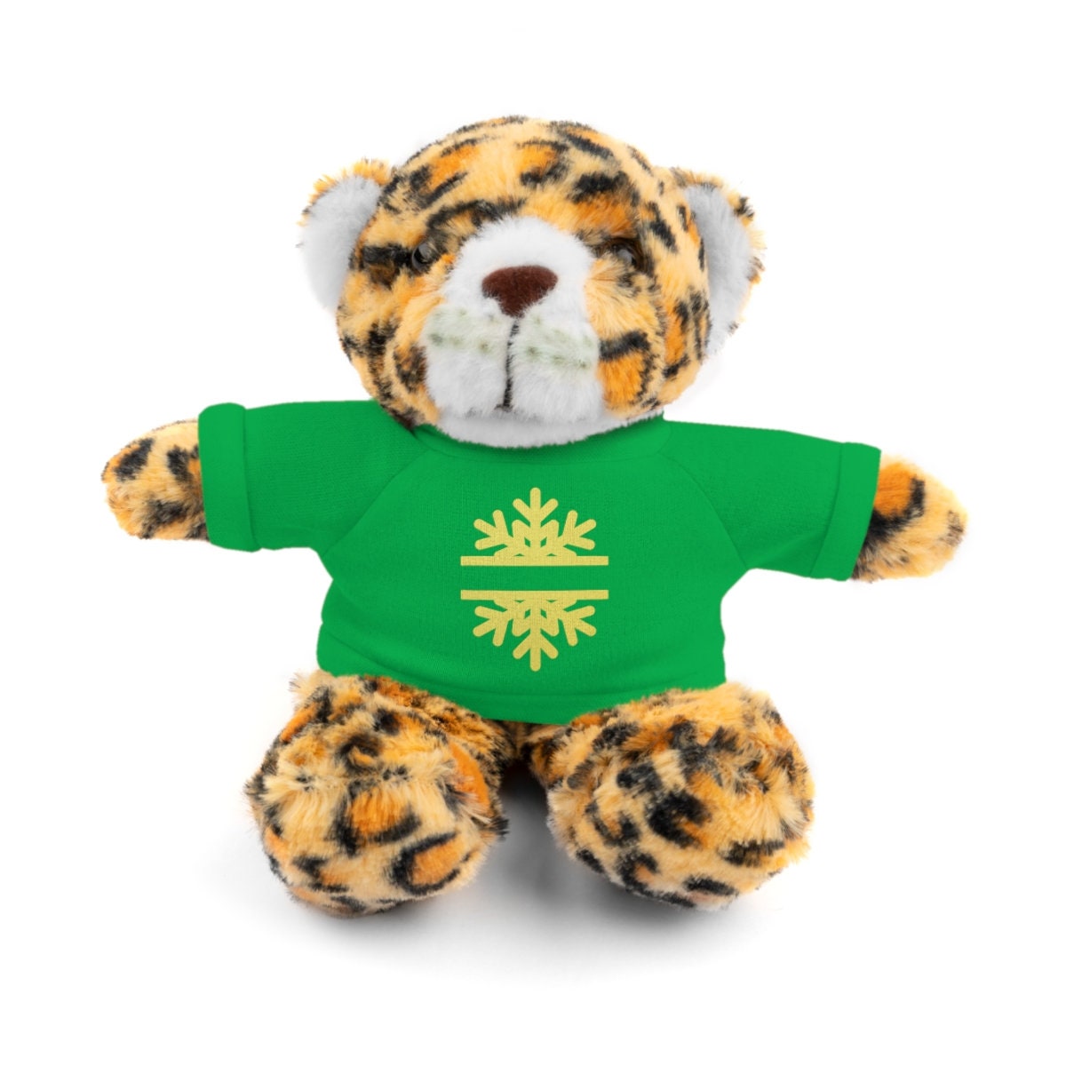 Personalized Stuffed Animal Plush Toy Snowflake Tee Shirt Teddy Bear ...