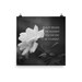 Flower Wall Art Poster Gift for Her Inspirational Gift Poster ...