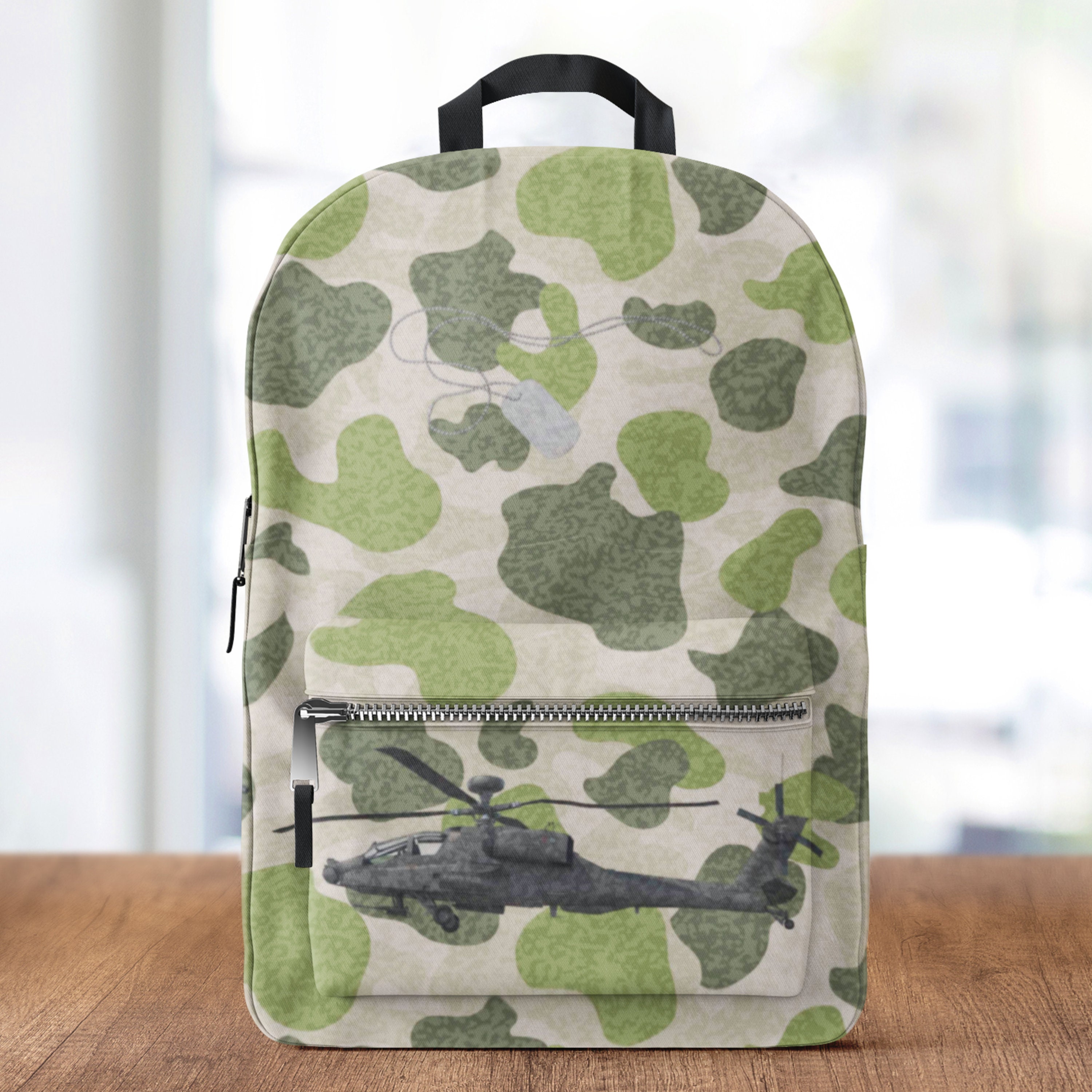 Camo Backpack Kids Backpack Boys Backpack Vegan Backpack Canvas ...