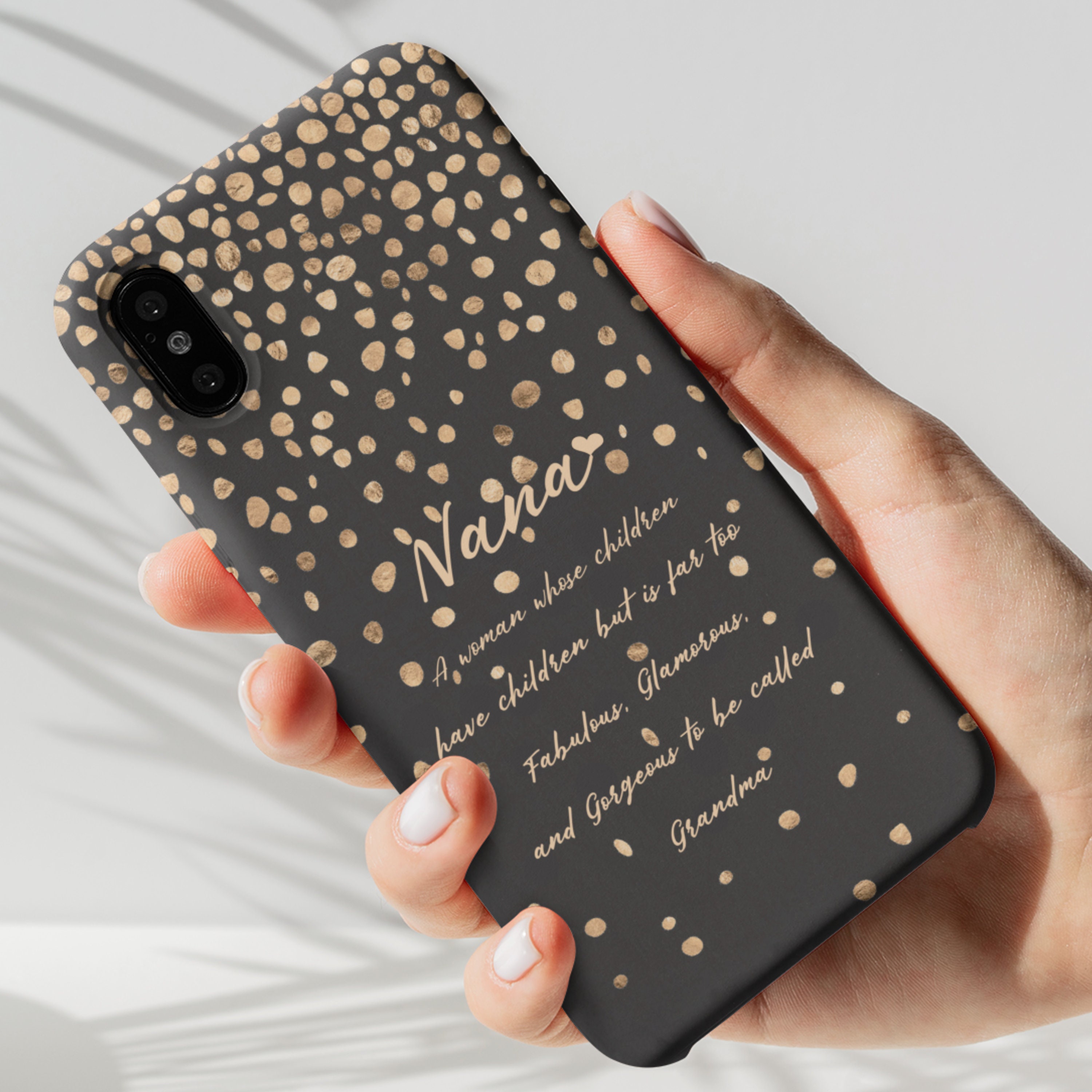 Personalized Nana iPhone Case Gift for New Nana Birthday Gift From ...