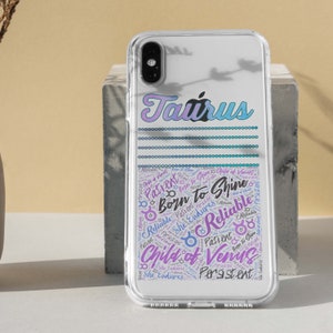 Taurus iPhone Case - May Birthday Gift With Zodiac Traits and Astrology ...