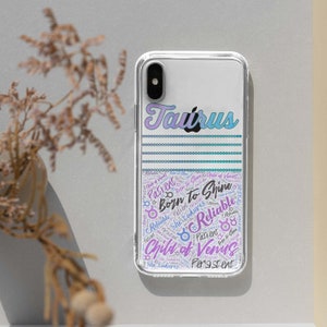 Taurus iPhone Case - May Birthday Gift With Zodiac Traits and Astrology ...