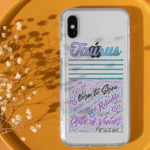 Taurus iPhone Case - May Birthday Gift With Zodiac Traits and Astrology ...