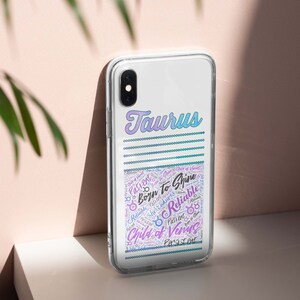 Taurus iPhone Case - May Birthday Gift With Zodiac Traits and Astrology ...