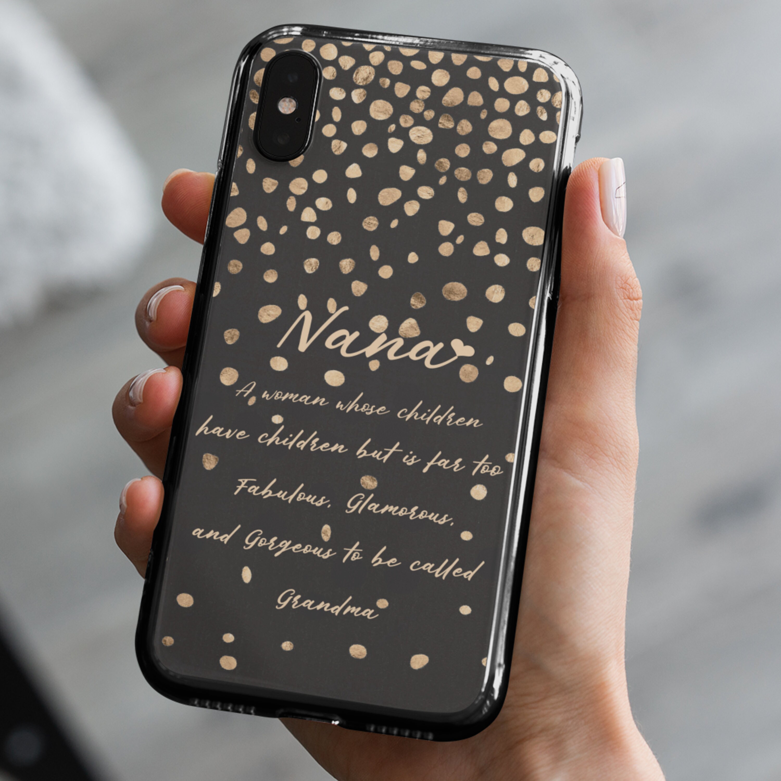 Personalized Nana iPhone Case Gift for New Nana Birthday Gift From ...