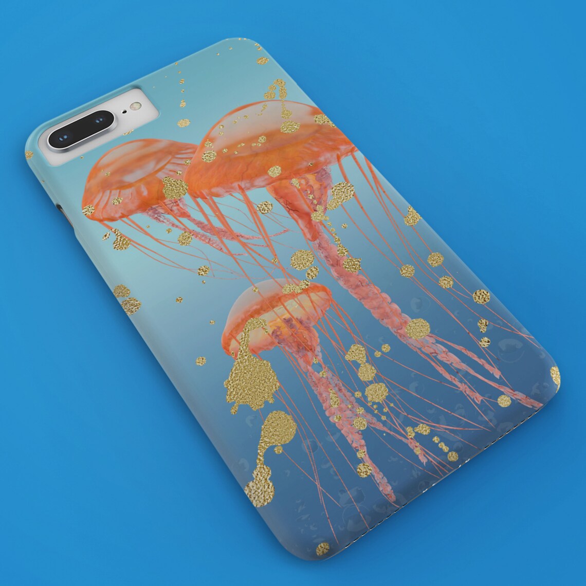 Jellyfish Phone Case Jellyfish Art Jelly Fish Pattern | Etsy