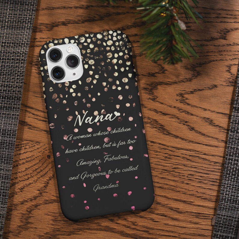 Personalized Nana Quote Phone Case With Custom Name and Heart - iPhone ...