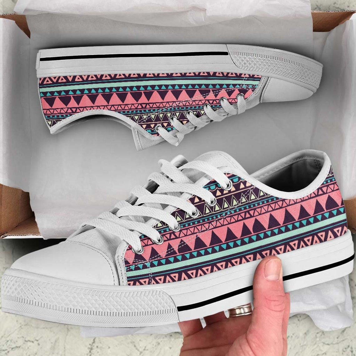 Aztec Print Shoes Tribal Aztec Pattern Bohemian Southwest Inspired ...