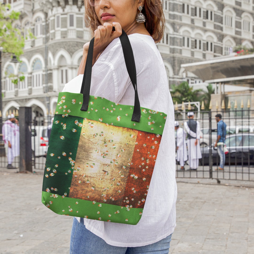 Irish Flag Tote Bag Colors of Ireland Flag Reusable Eco-friendly Market ...
