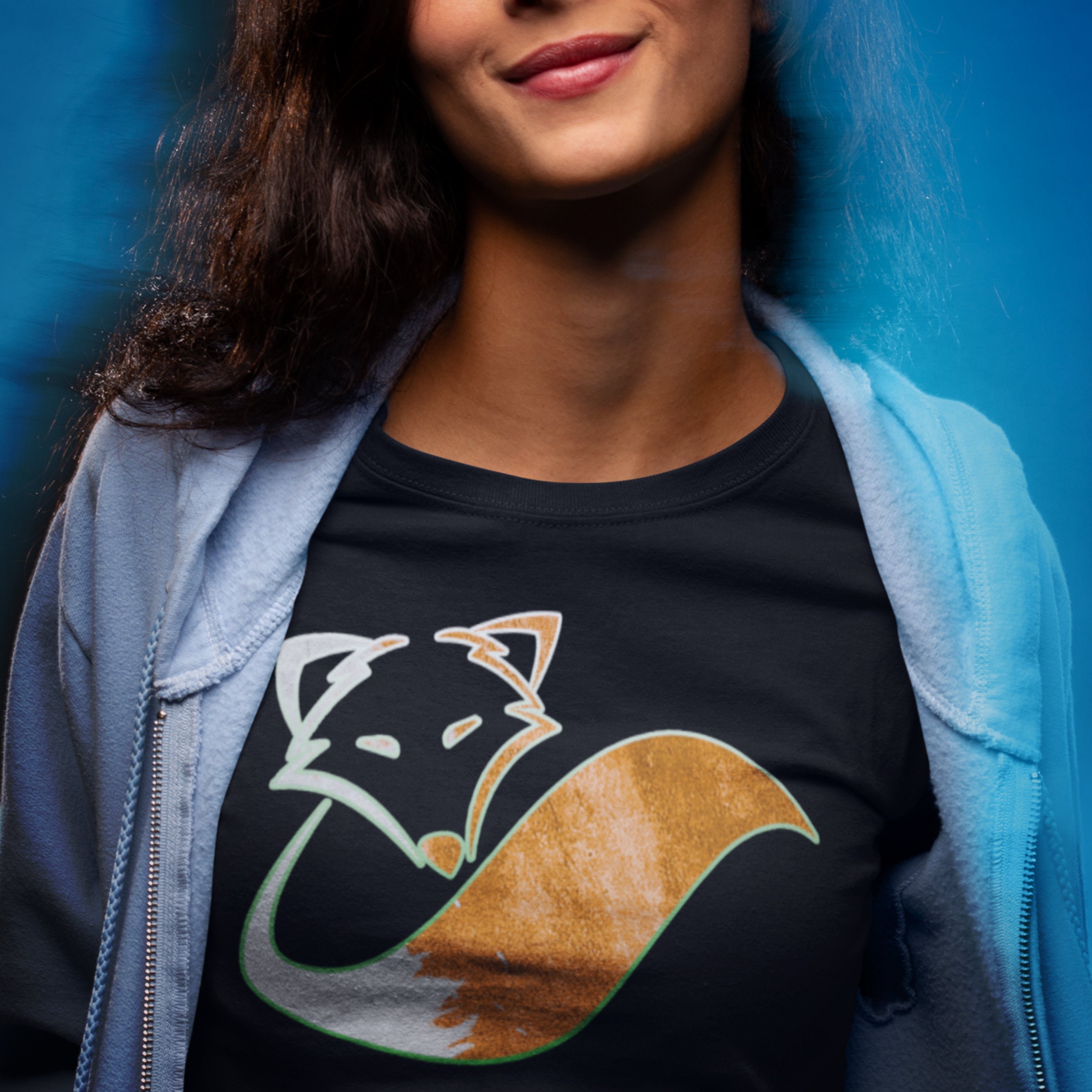 Fox Art Irish T Shirt Women's Foxy St. Patrick's Day - Etsy