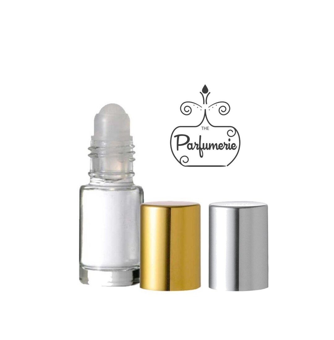 12 Mini Roller Bottles With Gold/silver Shiny Caps, 5 Ml / 1 Dram ...