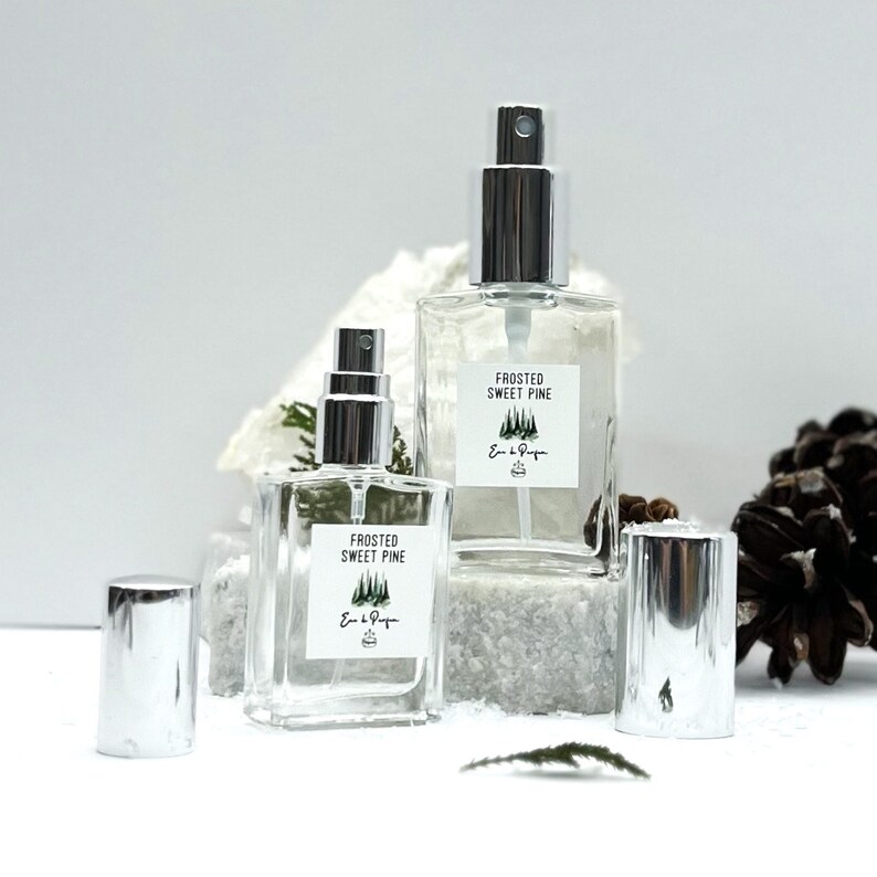 FROSTED SWEET PINE Perfume Oil | Sweet Fresh Green Woody Bespoke Unisex ...