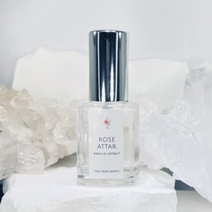ROSE ATTAR All-natural, Botanical ESSENTIAL Oil Perfume, Alcohol-free ...