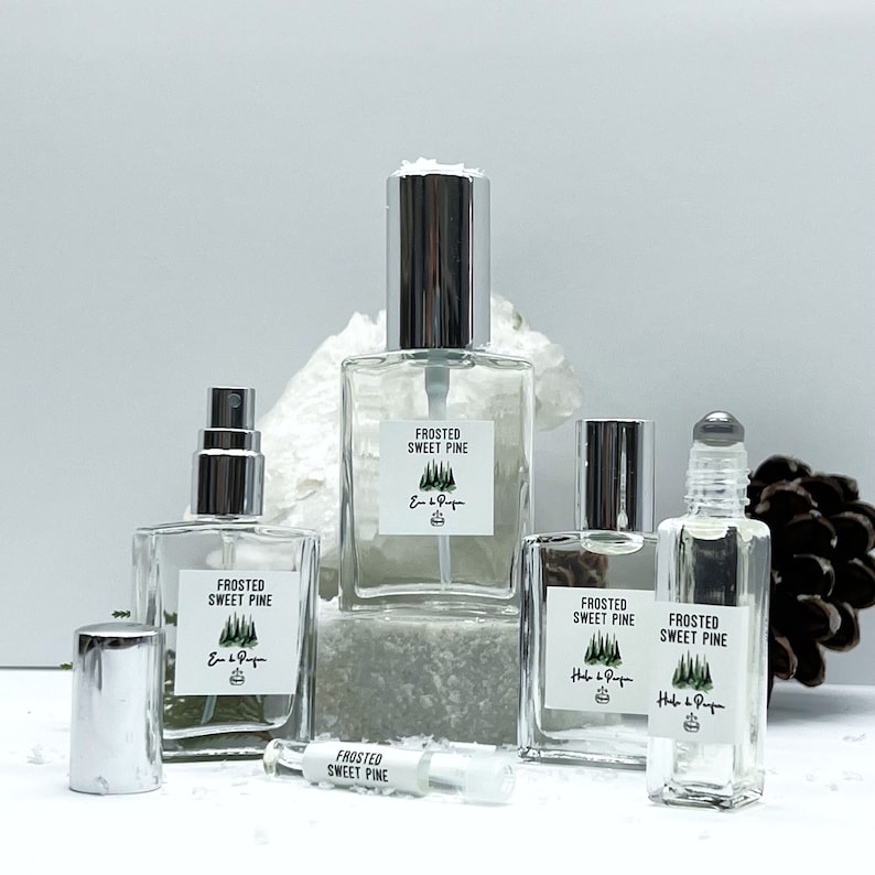 FROSTED SWEET PINE Perfume Oil | Sweet Fresh Green Woody Bespoke Unisex ...