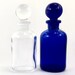1 Empty Perfume Bottle 1/2 Oz GLASS APOTHECARY, Old World Style Ground ...