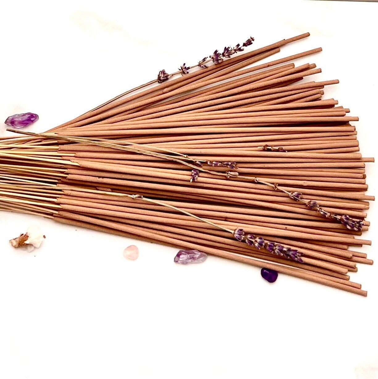 11 Inch UNSCENTED Blank Incense Sticks (light Brown) Premium Punk 85 ...