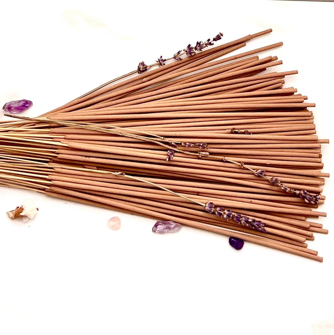 11 Inch Natural UNSCENTED Incense Blanks (LIGHT BROWN) Custom Crafting ...