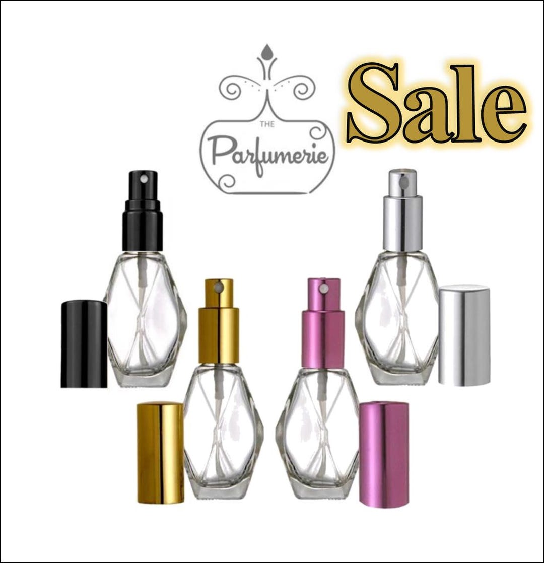 PERFUME SPRAY ATOMIZER, Diamond Shape 2 Oz.(60 Ml) Refillable Cologne ...