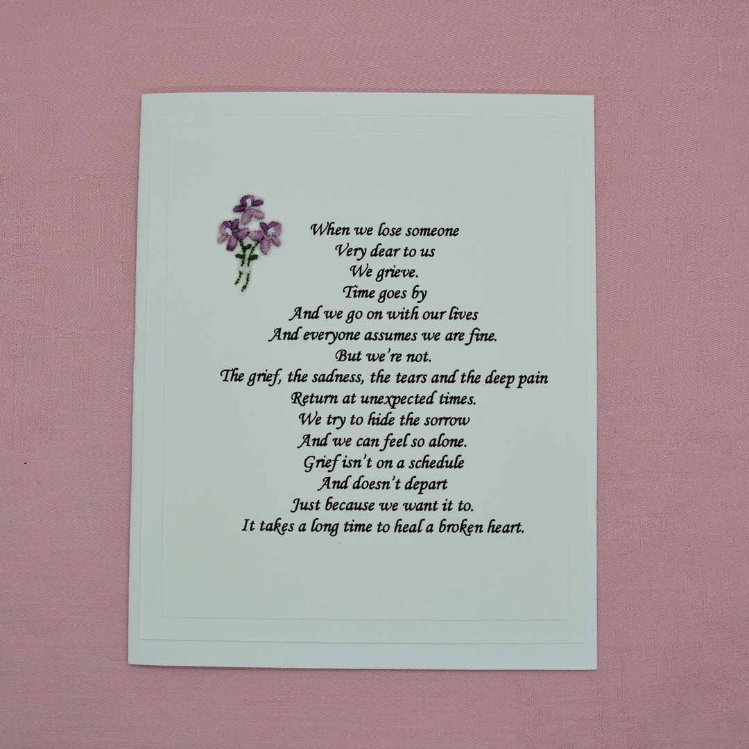 Christian Sympathy After the Funeral Card Religious Death of - Etsy ...