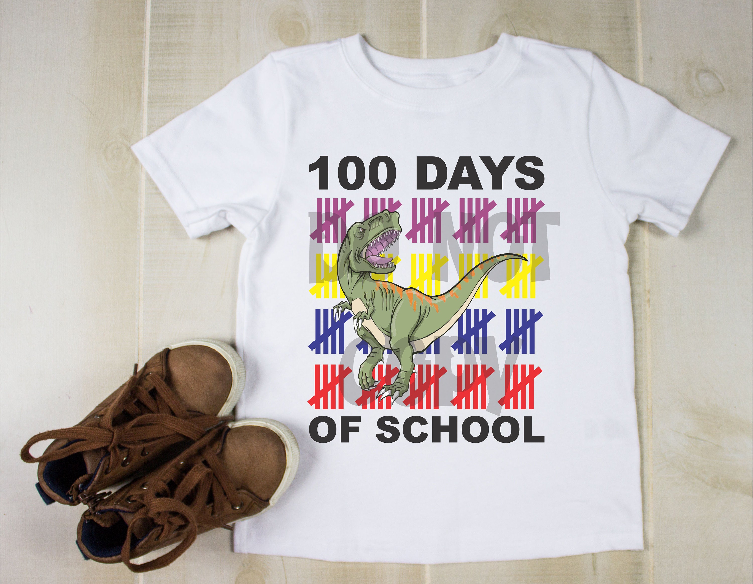 100 Days of School Dinosaur - Etsy