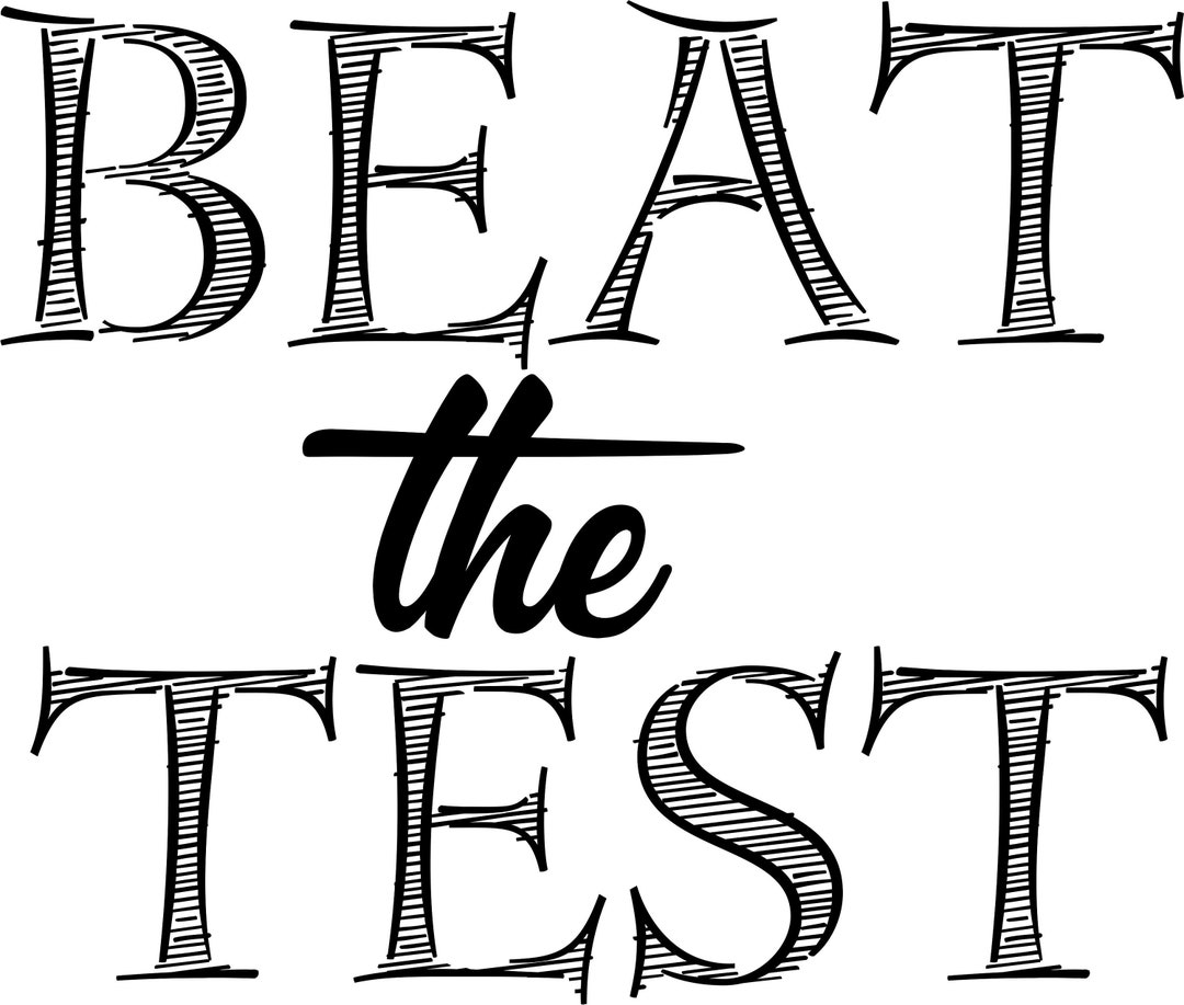 Beat the Test - Etsy