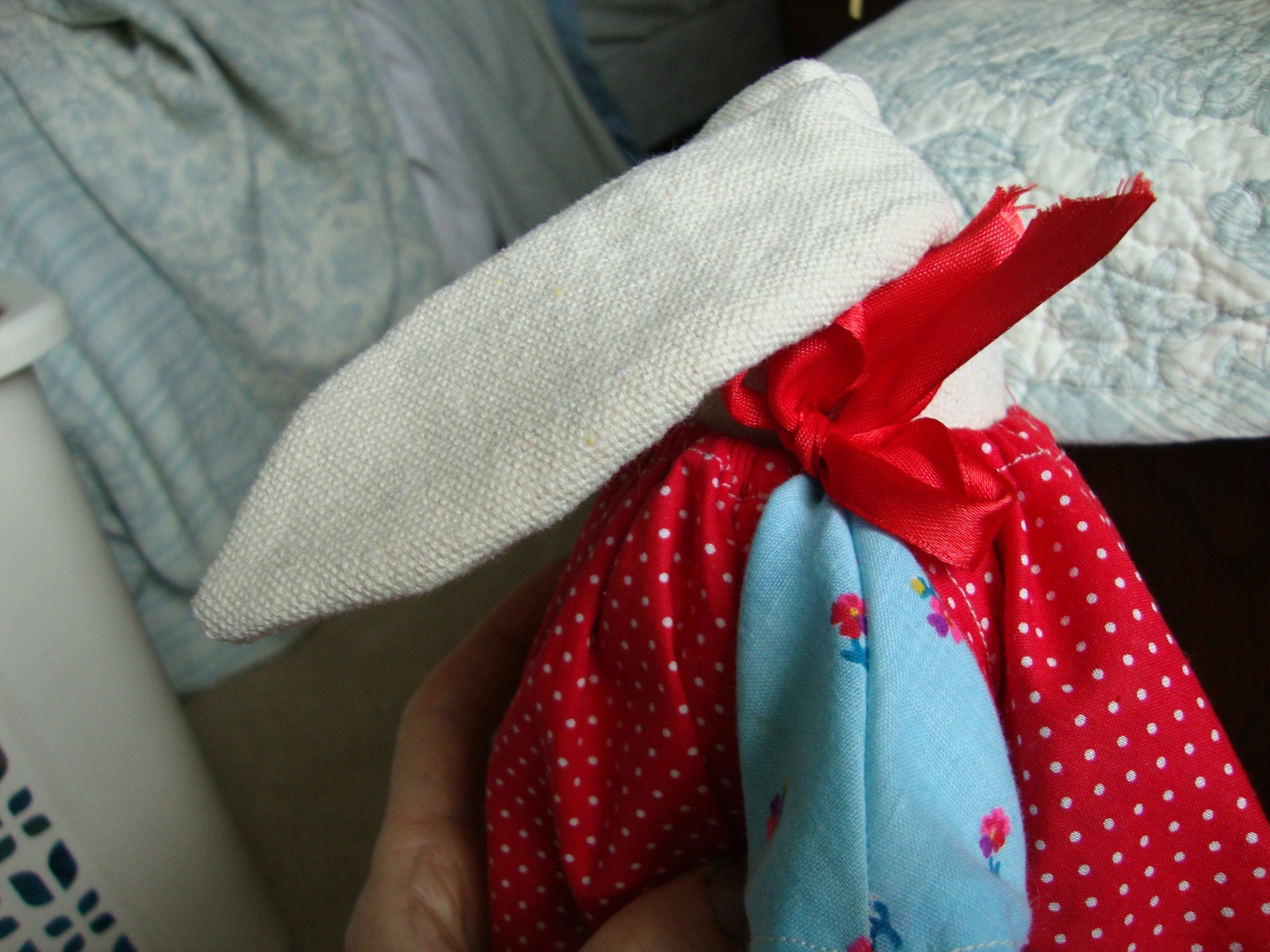 Rag Bunny Plush Stuffed Animal Set Boy and Girl Rabbits and - Etsy