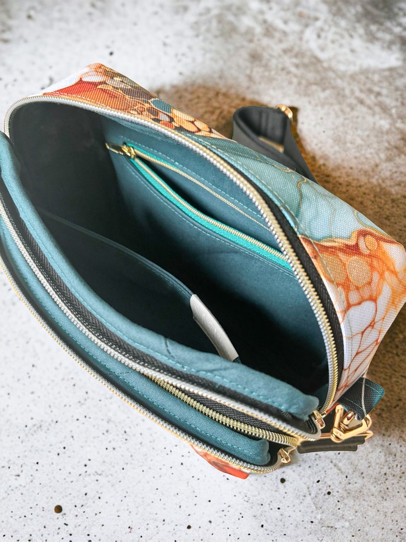 Bag Sewing Pattern Brix Bag | Instructions for Sewing a Shoulder Bag ...