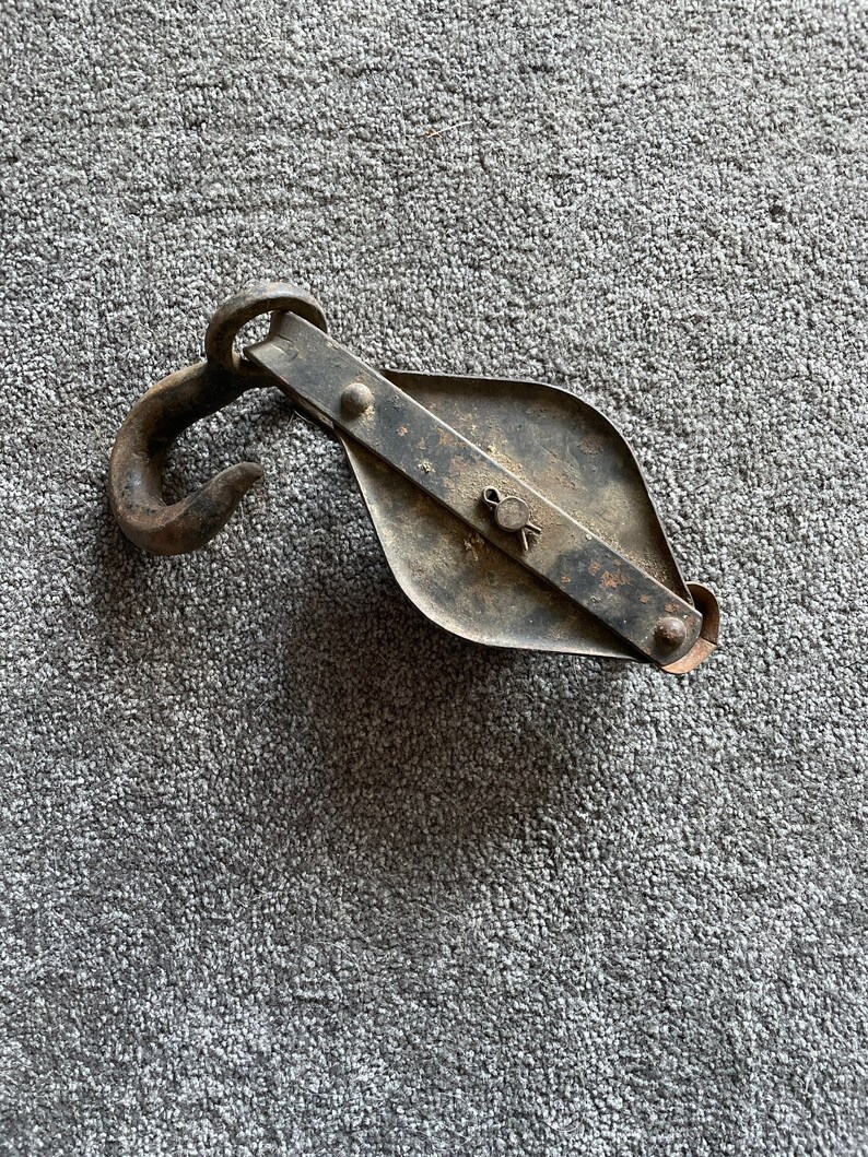 Antique Barn Pulley Dual - Etsy