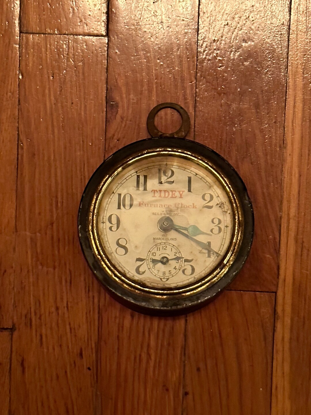 Antique Tidey Furnace Clock - Etsy